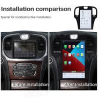 China 13.3 Inch Car radio Android Auto GPS Navigation Multimedia Player For 2013-2019 Chrysler Wireless Carplay BT 4G for sale