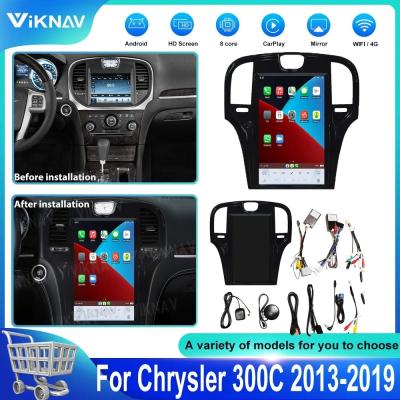 China 13.3 Inch Car radio Android Auto GPS Navigation Multimedia Player For 2013-2019 Chrysler Wireless Carplay BT 4G for sale