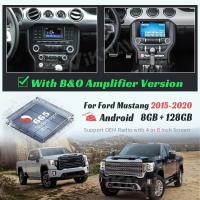 China For 2015-2022 Ford mustang Car radio 14.4 Inch 8 Core Navigation Multimedia DVD Player Android Wireless Carplay 4G BT for sale
