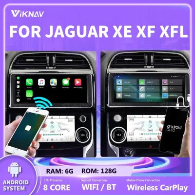 China For 2016-2020 Jaguar XF XFL touch screen Car radio 10.25 Inch 8 Core Navigation Multimedia DVD Player Wireless Carplay for sale