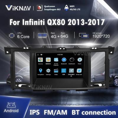 China 8 Inch 8 Core touch screen Head Unit For 2013-2017 Infiniti QX80 Navigation GPS Multimedia DVD Player Wireless Carplay for sale