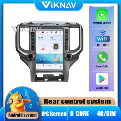 China For 2018- 2020 Dodge Ram 12.1 Inch Screen 8 Core Car radio Navigation GPS Multimedia DVD Player Wireless Carplay 4G BT for sale