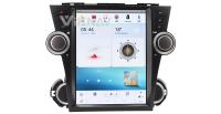 China For 2009-2014 Toyota Highlander 12.1 Inch Touch Screen Stereo Navigation GPS Multimedia DVD Player Wireless Carplay 4G for sale