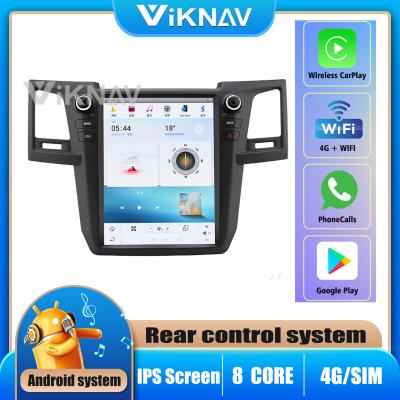 China 12.1 Inch Android Auto Stereo For 2015 Toyota Fortuner Navigation GPS Multimedia DVD Player Wireless Carplay Wifi for sale