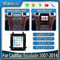 China 10.4 Inch Head Unit For 2007-2014 Cadillac Escalade Navigation GPS Multimedia DVD Player Android Wireless Carplay 4G for sale