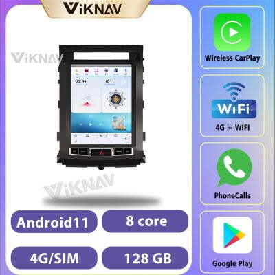 China 12.1 Inch Screen Head Unit For 2007-2015 Toyota cruiser Navigation GPS Multimedia DVD Player Android Wireless Carplay for sale