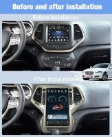 China 14.4 Inch Android Screen Car radio For 2016-2019 Jeep Grand Cherokee 128G Navigation GPS Multimedia Player Carplay 4G for sale