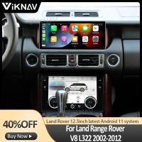 China 12.3Inch Touch Screen Stereo For 2002-2012 Range Rover V8 L322 128G Navigation GPS Multimedia Player Wireless Carplay 4G for sale