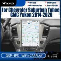 China 14.4 Inch Head Unit For 2014-2020 Chevroler Suburban Tahoe GMC Yukon Navigation GPS Multimedia Player Wireless Carplay for sale