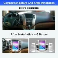 China 12.1 Inch Touch Screen Car radio For 2004-2008 Lexus RX Series Navigation GPS Multimedia Player Wireless Carplay 4G for sale