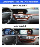 China 12.3 Inch Car radio For 2005-2013 Mercedes Benz S-Class W221 Navigation GPS Multimedia Player Wireless Carplay 4G for sale