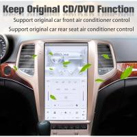 China 13.6 Inch Touch Screen Stereo For 2011-2013 Jeep Grand Cherokee 128G Navigation GPS Multimedia Player Wireless Carplay for sale
