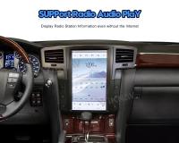 China Hd 13.6 Inch Android Car Head Unit For 2007-2015 Lexus Lx570 for sale
