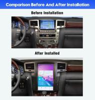China Hd 13.6 Inch Android Car Head Unit For 2007-2015 Lexus Lx570 for sale