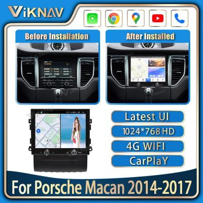 China 8.4 Inch Android Head Unit For 2014-2017 Porsche Macan 128G Navigation GPS Multimedia Player Wireless Carplay 4G BT for sale