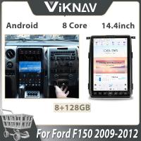 China Viknav Car Radio For Ford F150 (2009-2012) 14.4 inch Wireless CarPlay Touch Screen Stereo Head Unit for sale