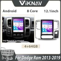 China Viknav Car Radio For Dodge Ram (2013-2019) 12.1 inch Android Head Unit LCD screen Auto Stereo Player Multimedia Player for sale