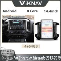 China Viknav Car Radio Car Radio For Chevroler Silverado / GMC SIERRA (2013-2020)14.4 inch Android Upgrade Auto audio Wireless for sale