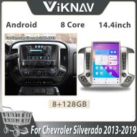 China Viknav Car Radio Car Radio For Chevroler Silverado / GMC SIERRA (2013-2020)14.4 inch Android Upgrade Auto audio Wireless for sale
