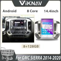 China Viknav Car Radio Car Radio For Chevroler Silverado / GMC SIERRA (2013-2020)14.4 inch Android Upgrade Auto audio Wireless for sale