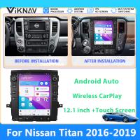 China 12.1Inch Touch Screen Head Unit For 2016--2019 Nissan Titan GPS Navigation Multimedia Player Android Wireless Carplay for sale
