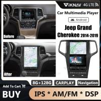 China Viknav Car Radio For Jeep Grand Cherokee (2014-2019) 14.4 inch Android 13 Auto Stereo GPS Navigation Wireless Carplay for sale