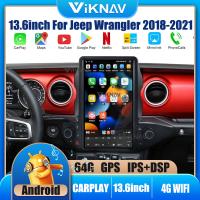 China Viknav Car Radio For Jeep Wrangler (2018-2021) 13.6 inch GPS navigation DVD multimedia auto stereo 2din for sale