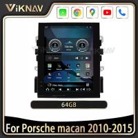 China Viknav Car Radio For Porsche Macan (2010-2015) 10.4 inch Auto Vertical Screen Carplay GPS Navigation Multimedia Player for sale
