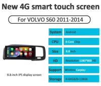 China Viknav Car Radio For Volvo S60 (2011-2014) 8.8 inch Stereo Tesla Style Multimedia Player GPS Navigation DVD Head Unit for sale