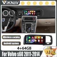China Viknav Car Radio For Volvo S60 (2011-2014) 8.8 inch Stereo Tesla Style Multimedia Player GPS Navigation DVD Head Unit for sale