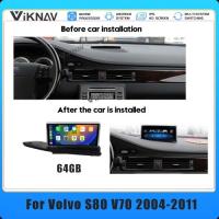 China Viknav Car Radio For Volvo S80 V70 (2004-2011) 8.8 inch Built in Carplay GPS Navigation Multimedia Player Touch Screen for sale