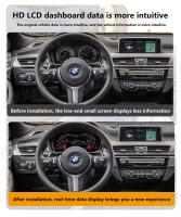 China Viknav For BMW X1 X2 1Series 2Series (2013-2022) 12.3 inch instrument cluster replacement linux digital gauge screen for sale