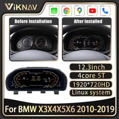 China Viknav For BMW X3 X4 X5 X6 (2010-2019) 12.3 inch Car Digital Dashboard Panel Virtual Instrument Cluster LCD Speedometer for sale