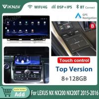China Viknav Car Radio For LEXUS NX NX200 NX200T (2015 2016) 12.3 inch Touch Screen Carplay Car GPS Navigation Multimedia for sale