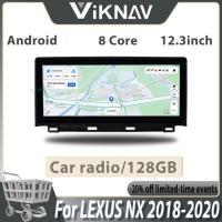 China Viknav Car Radio For LEXUS NX (2018-2020)12.3 inch Touch Screen Wireless Carplay GPS Navigation LCD Display Screen for sale