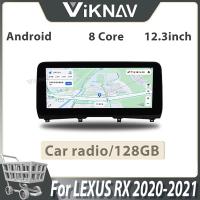 China Viknav Car Radio For LEXUS RX (2020-2021)12.3 inch Auto Vertical Screen Wireless Carplay GPS Navigation Multimedia for sale
