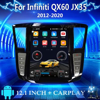 China Viknav Car Radio For Infiniti QX60 JX35 (2012-2020)12.1 Inch Multimedia Stereo Tesla Android DVD Player GPS Navigation for sale