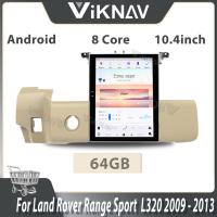 China Viknav Car Radio For Land Rover Range Sport L320 (2009-2013)10.4 inch Head Unit Auto Stereo GPS Navigation HD LCD Touch for sale