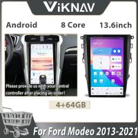 China Viknav Car Radio For Ford Mondeo (2013-2021) 13.6 inch Android Auto Audio 8 Core Wireless CarPlay GPS Screen Multimedia for sale