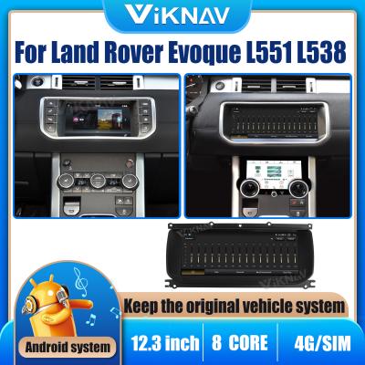 China Viknav Car Radio For Land Rover Evoque L551 L538 (2012-2018) 10.25 inch With AC Air Conditioning Panel Climate Control for sale
