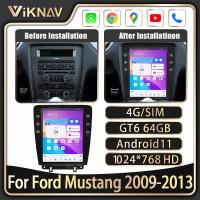 China Viknav Car Radio For Ford Mustang (2009-2013) 12.1 inch Touch Screen Android Multimedia Player Head unit for sale