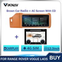 China Viknav Car Radio For Range Rover Vogue L405 (2013-2020) 12.3 inch With AC Touching Screen Multimedia Player Navigation for sale