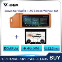 China Viknav Car Radio For Range Rover Vogue L405 (2013-2020) 12.3 inch With AC Touching Screen Multimedia Player Navigation for sale