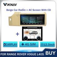 China Viknav Car Radio For Range Rover Vogue L405 (2013-2020) 12.3 inch With AC Touching Screen Multimedia Player Navigation for sale