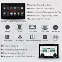 China Viknav Car Radio For Range Rover Vogue L405 (2013-2017) 13.6 inch With AC panel Upgrade Multimedia Player Navigation for sale