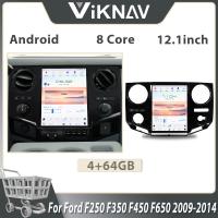 China Viknav Car Radio For Ford F250 F350 F450 F650 (2009-2014) 12.1 inch Android 13 Auto Multimedia GPS Navigation Head Unit for sale