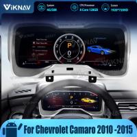China Viknav Car Digital Dashboard Panel For Chevrolet Camaro (2010-2015) 12.3 inch LCD Screen Gauge Cluster Head Unit for sale