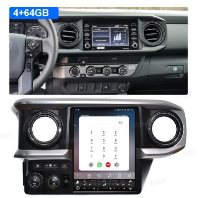 China Viknav 12.1 INCH Car Stereo For Toyota Tacoma 2016-2023 Vertical Screen radio Android Auto Carplay Car GPS Navigation for sale