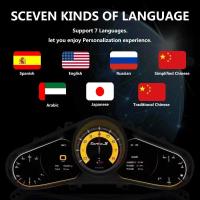 China Viknav Digital Cluster Virtual Cockpit For Porsche Cayenne 2011-2017 Car Multimedia Player Odometer Dashboard for sale