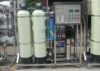 China Brackish Water Reverse Osmosis System 1000LPH FRP Tank Industrial RO Water Treatment for sale